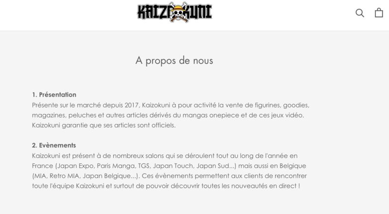 Kaizokuni.shop | 15 signalements | 64 commentaires